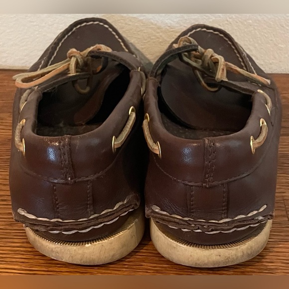 Sperry | Shoes | Brown Leather Sperry Top Sider Boat Dock Shoes Womens ...